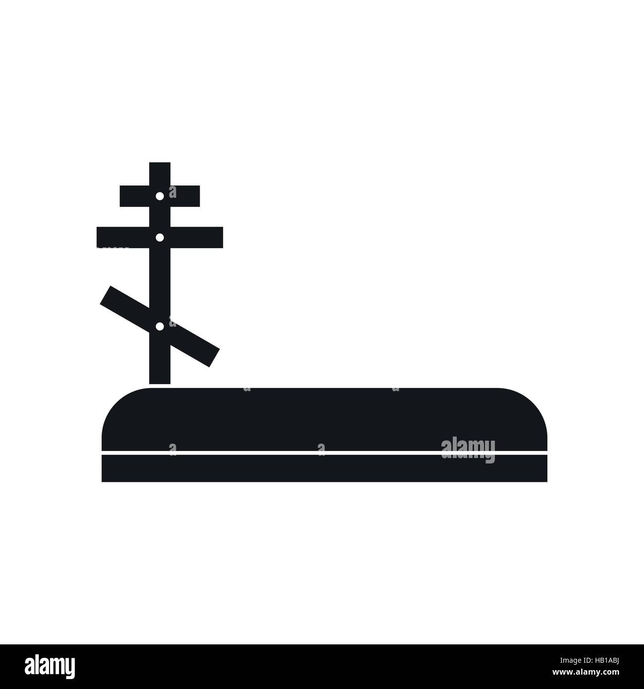 Cemetery black simple icon Stock Vector Image & Art - Alamy