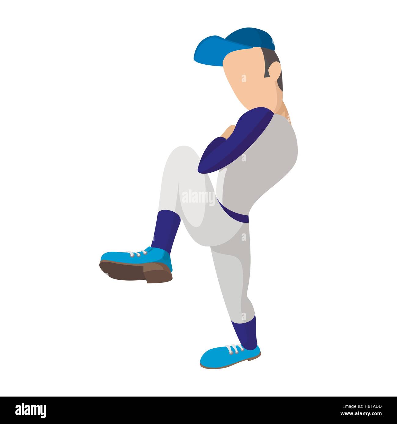 Baseball pitcher cartoon icon Stock Vector Image & Art - Alamy