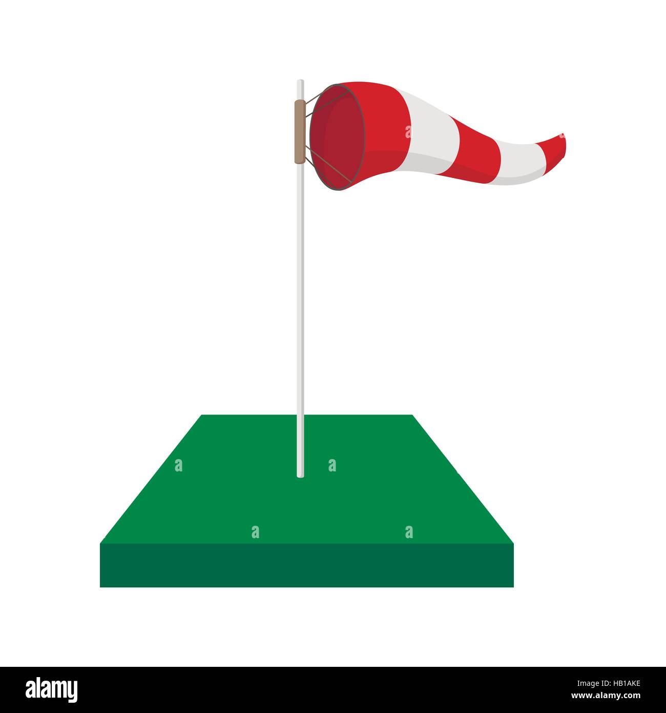 Windsock on golf course cartoon icon Stock Vector Image & Art - Alamy