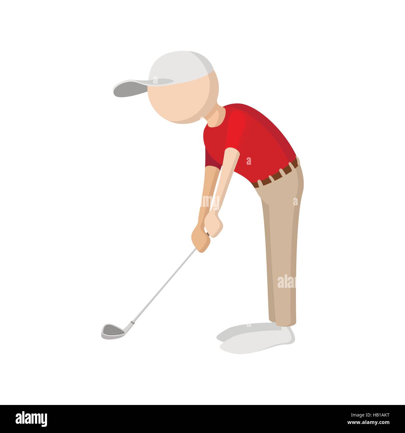Golfer cartoon hi-res stock photography and images - Alamy
