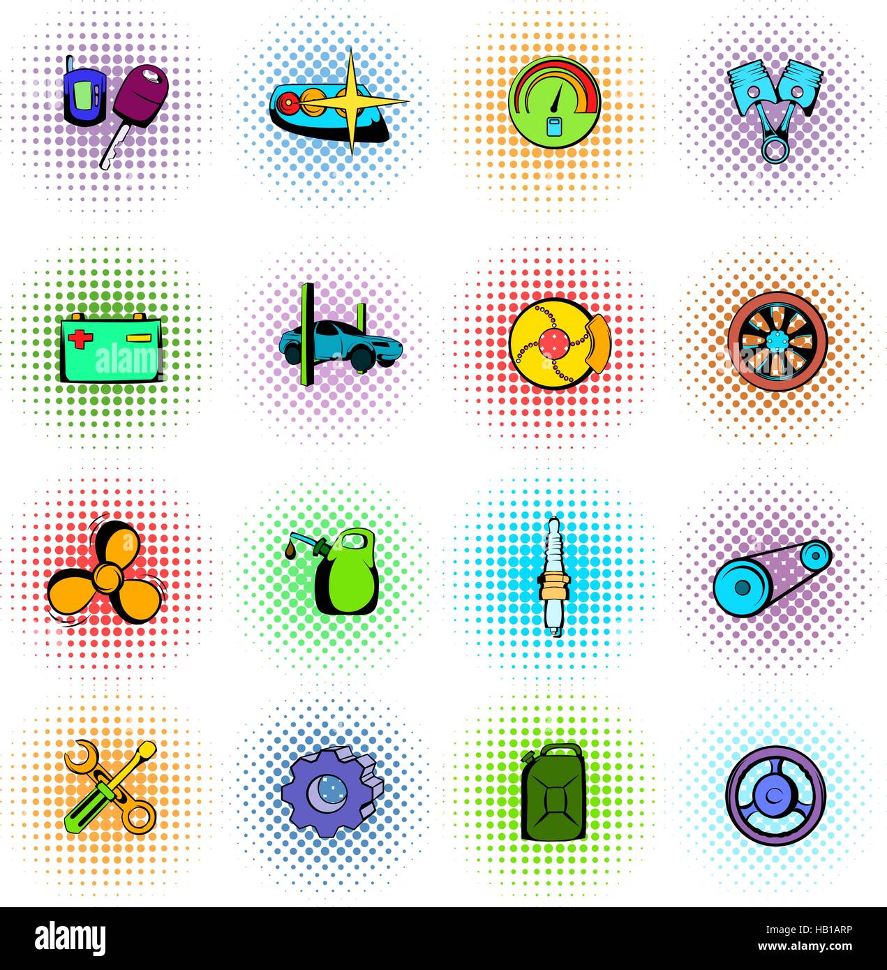 It maintenance icons Cut Out Stock Images & Pictures - Alamy