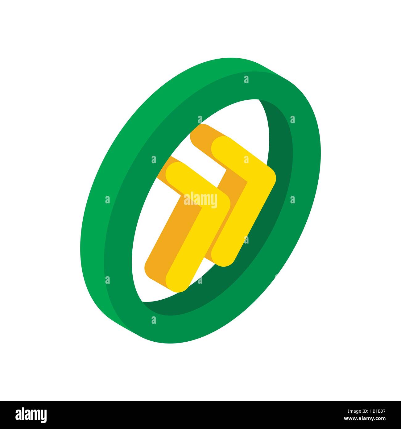 Round rewind button isometric 3d icon Stock Vector Image & Art - Alamy