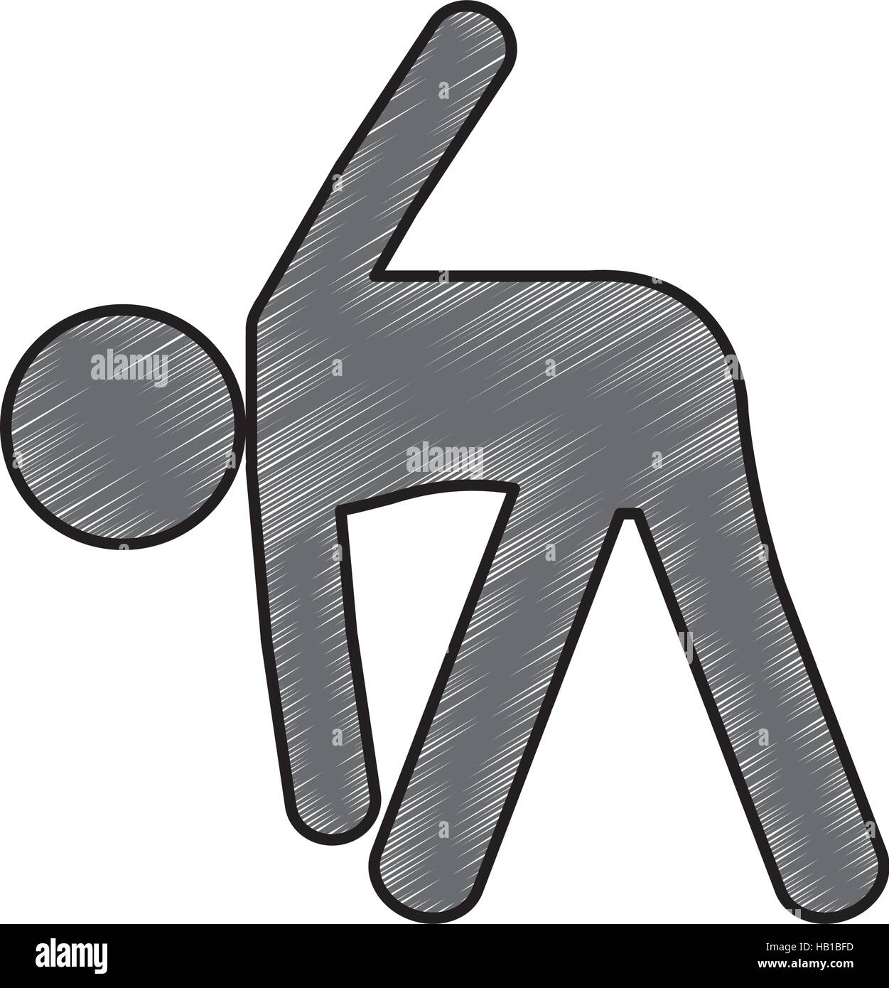 exercise pictogram icon image vector illustration design Stock Vector ...