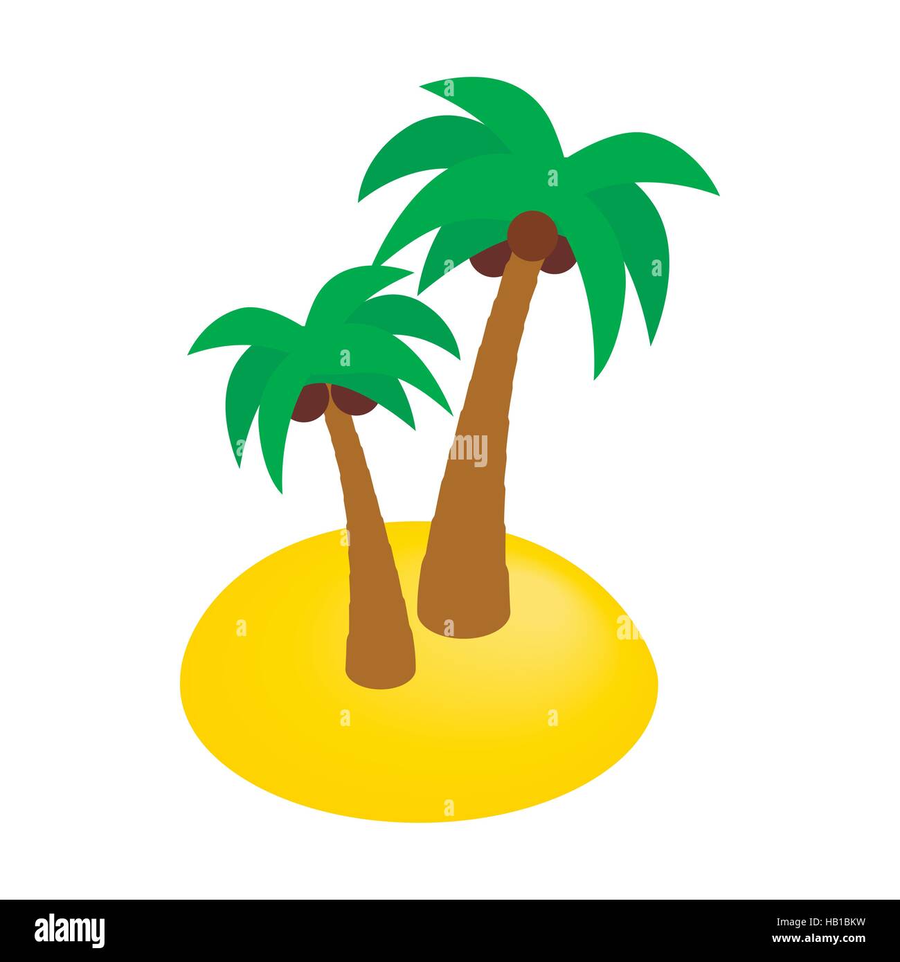 Two palms isometric 3d icon Stock Vector Image & Art - Alamy