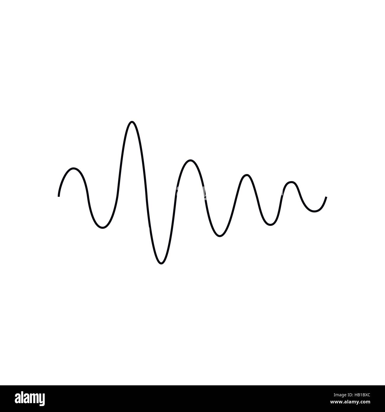 Sound or audio wave Stock Vector Image & Art - Alamy