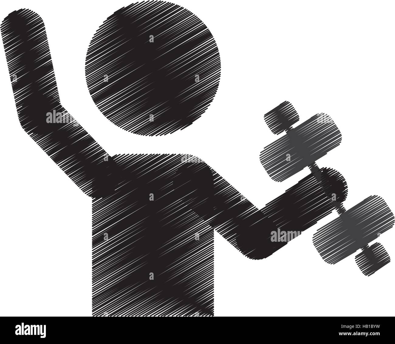 exercise pictogram icon image vector illustration design Stock Vector ...
