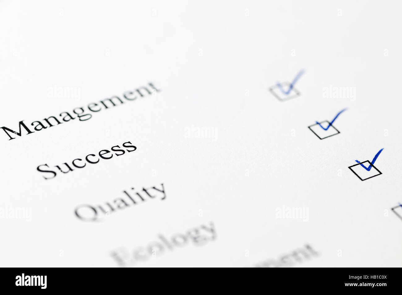 check mark for success Stock Photo - Alamy