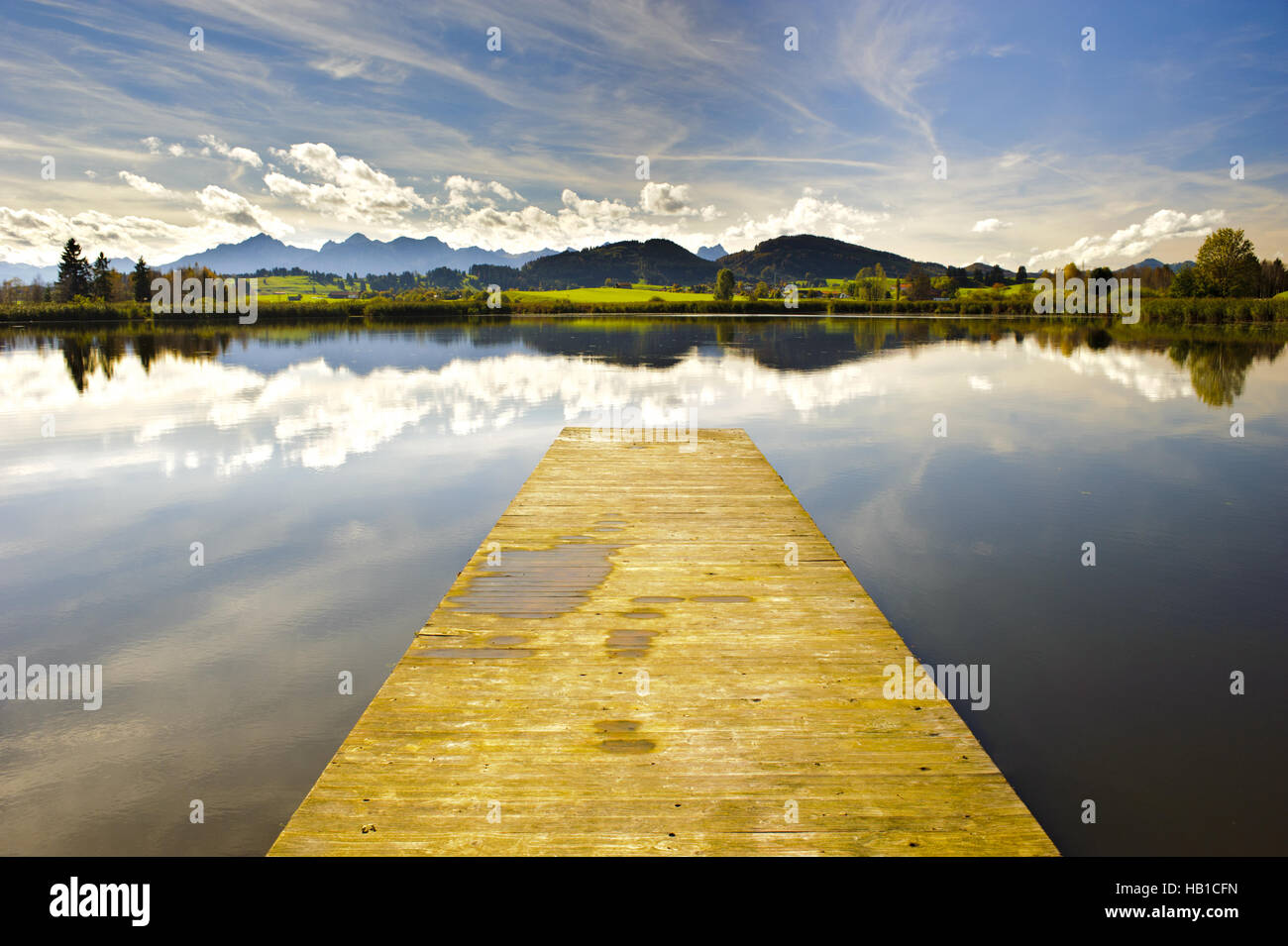 wide panorama landscape in Bavaria, Germany Stock Photo - Alamy