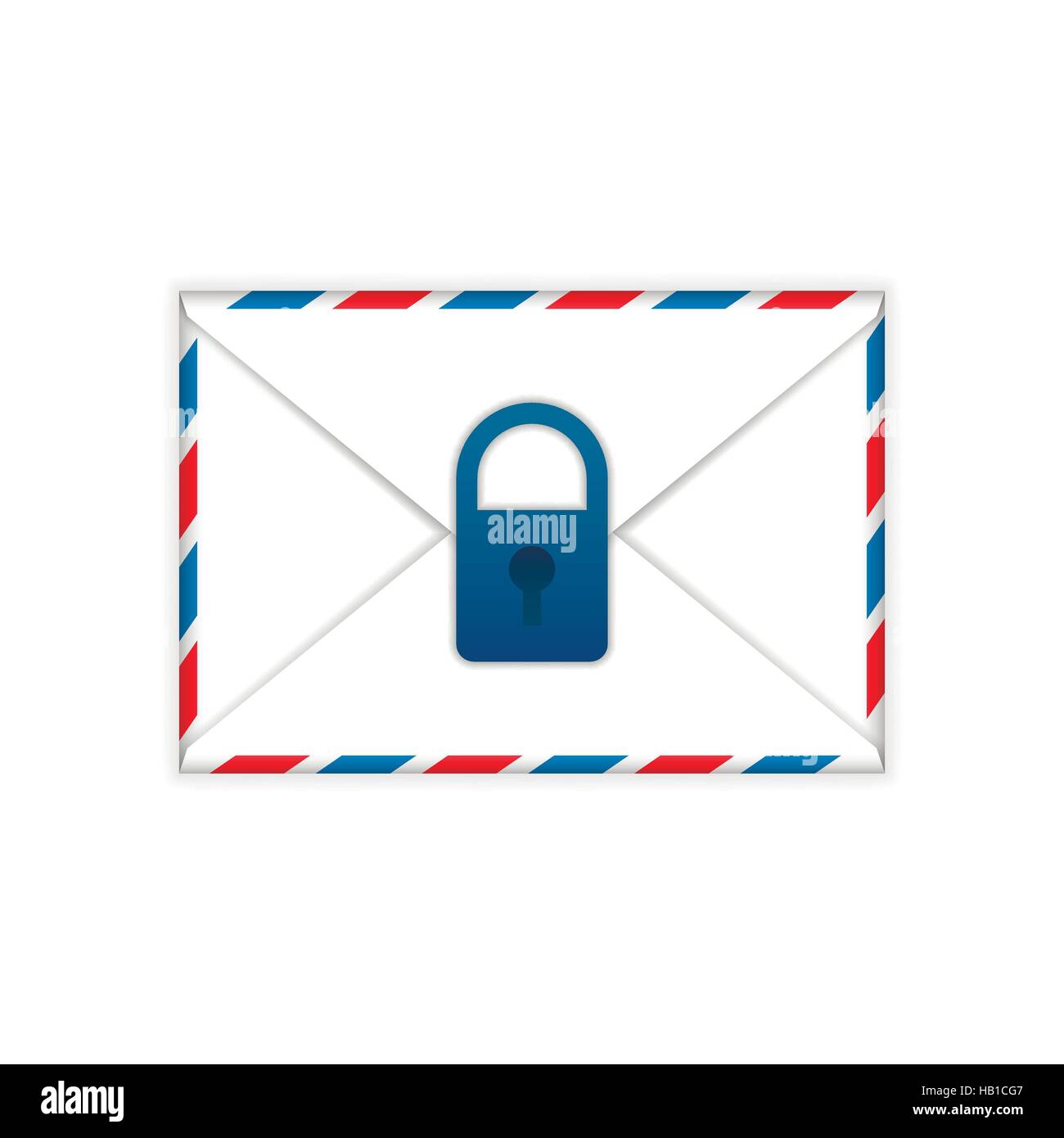 Blue envelope check mark icon hi-res stock photography and images - Alamy