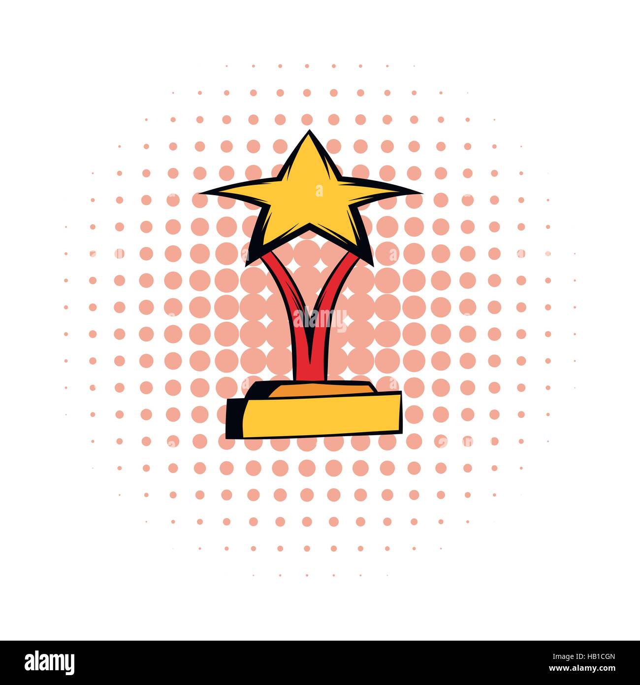 Star award comics icon Stock Vector Image & Art - Alamy
