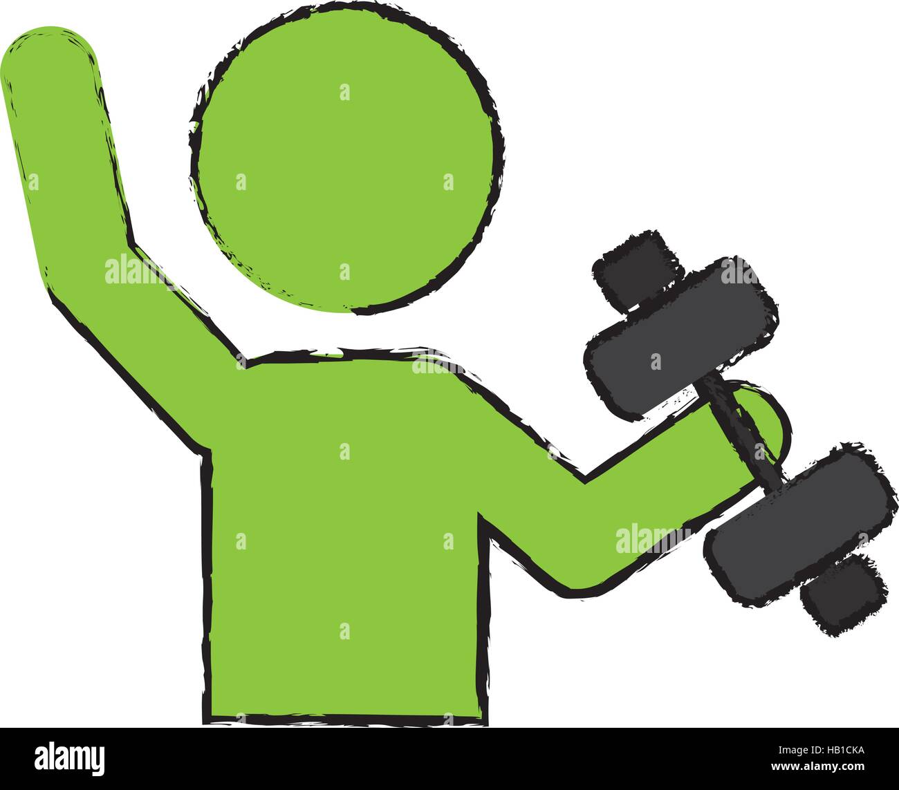 exercise pictogram icon image vector illustration design Stock Vector ...