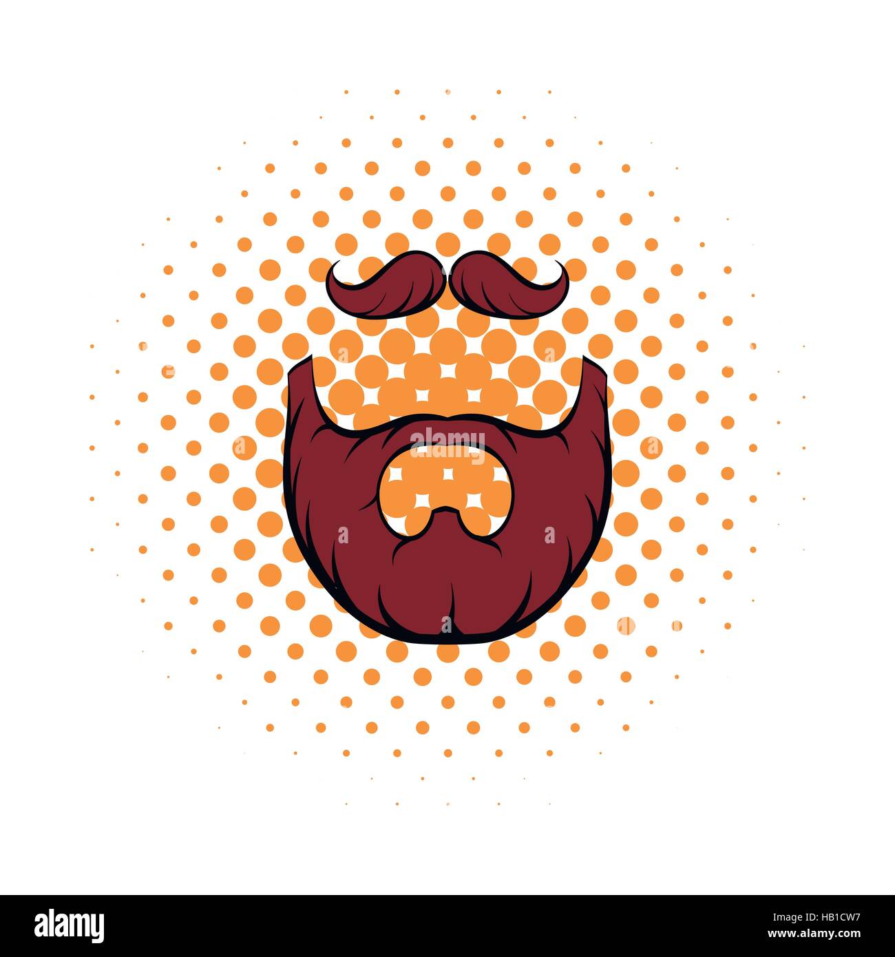 Victorian beard gentleman Stock Vector Images - Alamy