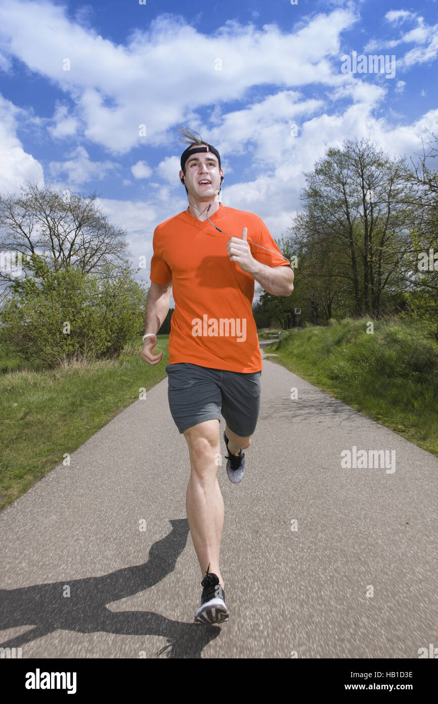 runner on the way Stock Photo - Alamy