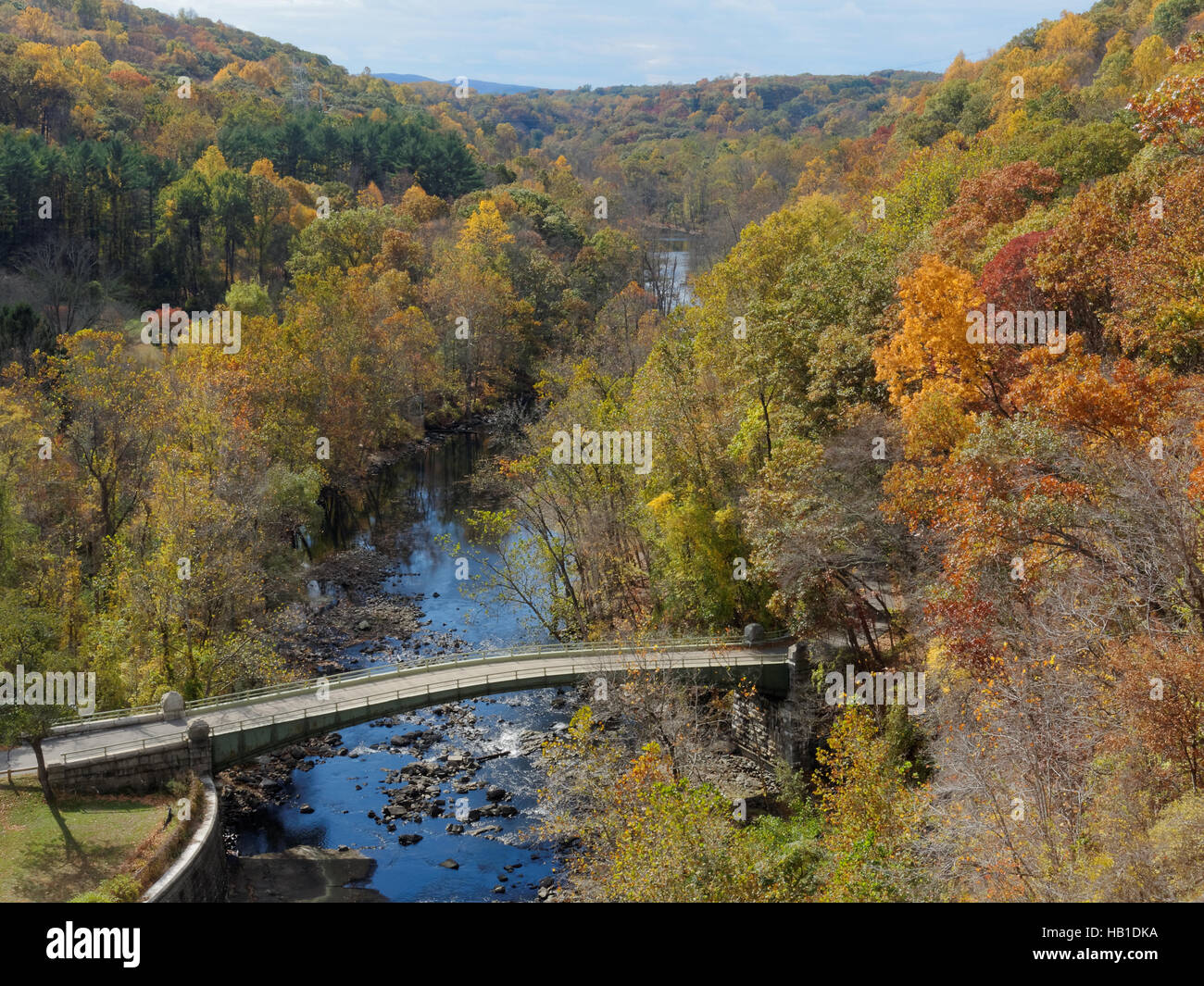 Croton Gorges Park bridge Stock Photo - Alamy