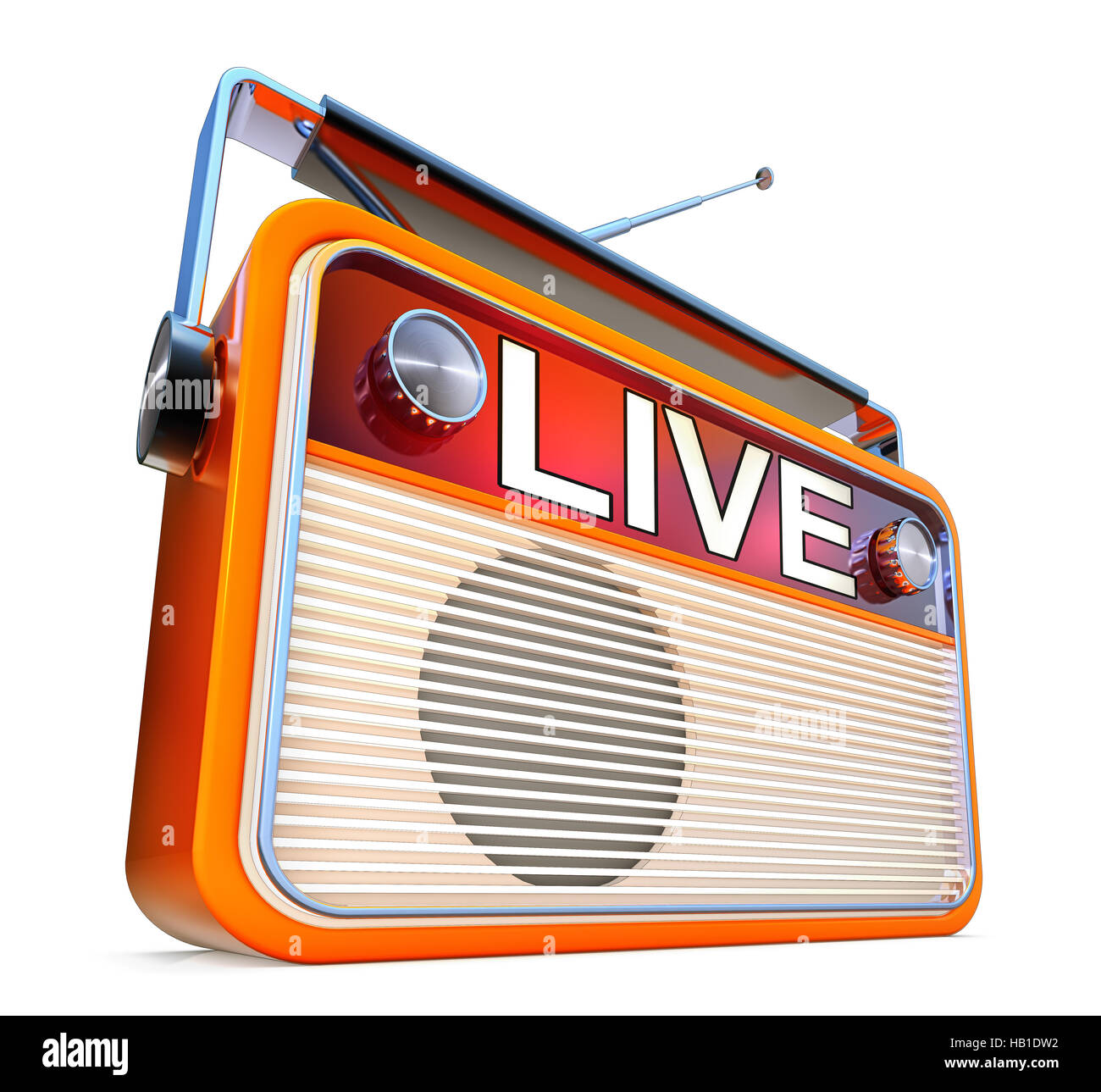 Portable radio 60s hi-res stock photography and images - Alamy