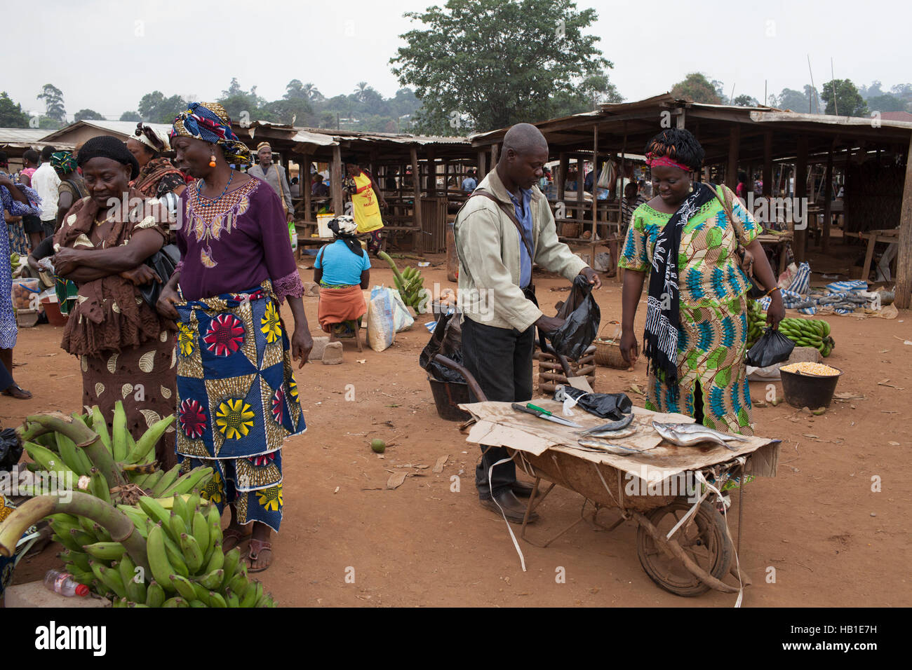 Market stall cameroon hi-res stock photography and images - Alamy