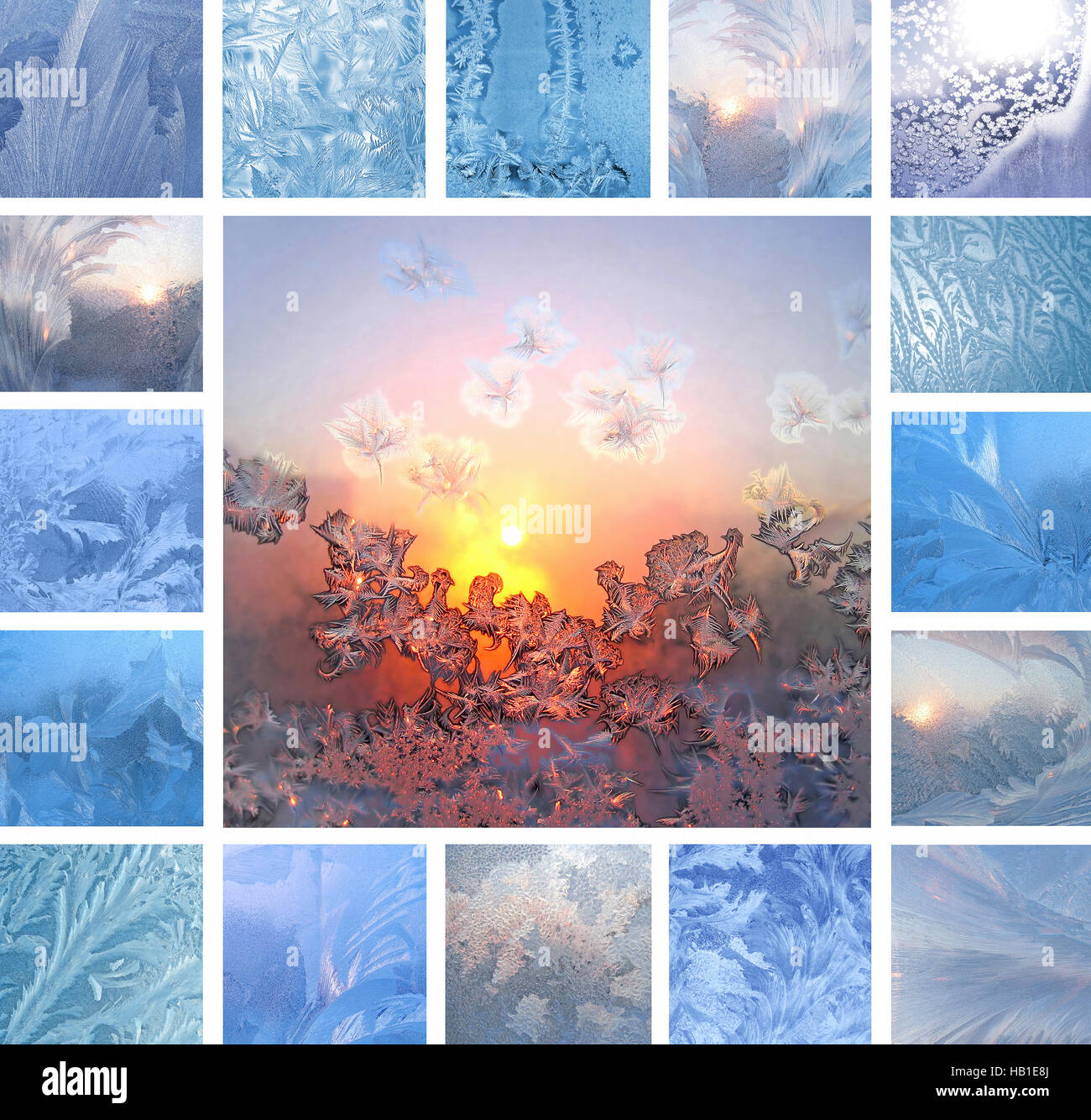 Ice collage hi-res stock photography and images - Alamy