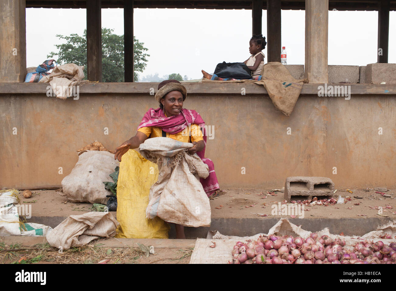 Bambili Food Market Cameroon West Africa Stock Photo - Alamy