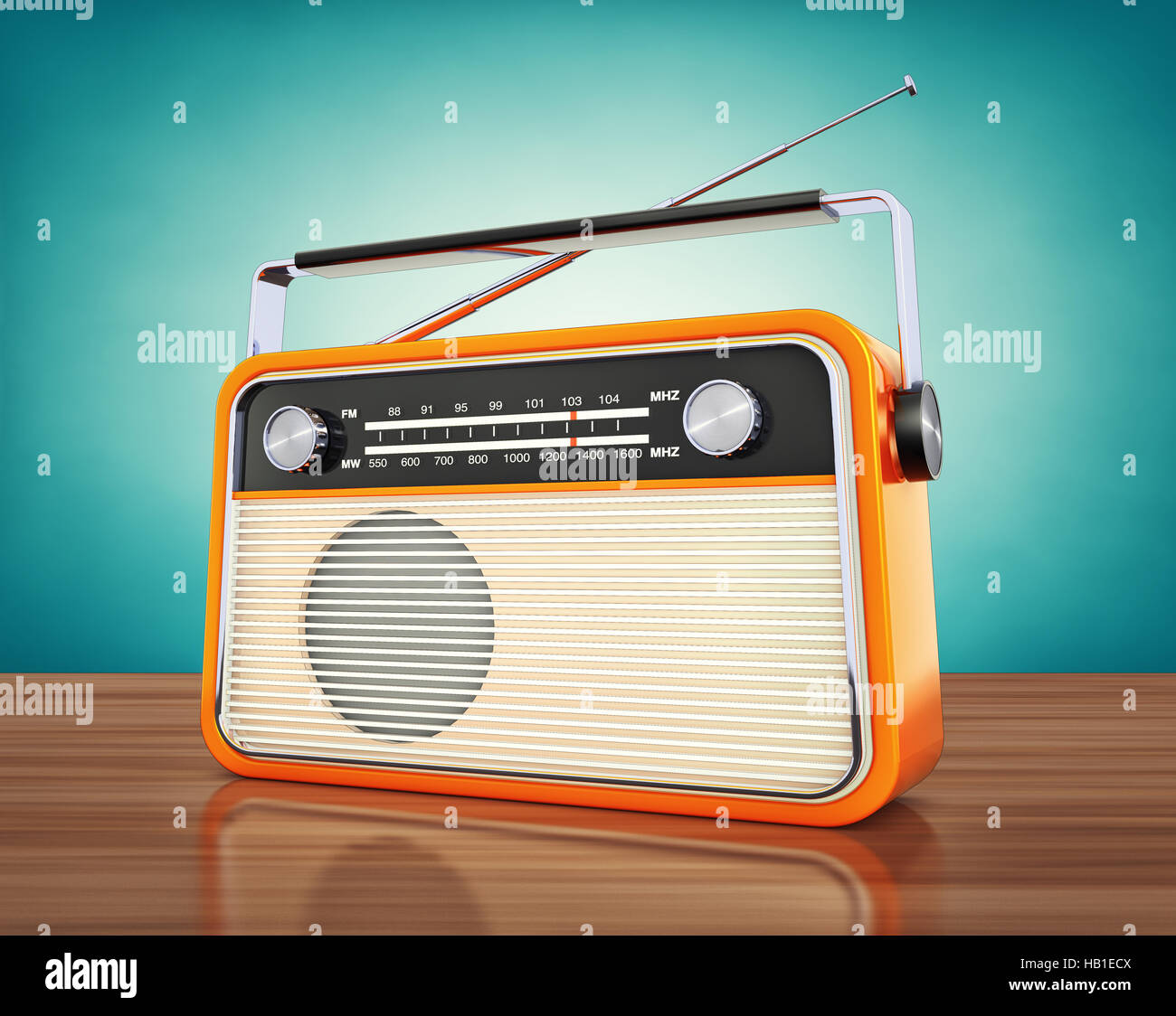 Portable radio 60s hi-res stock photography and images - Alamy