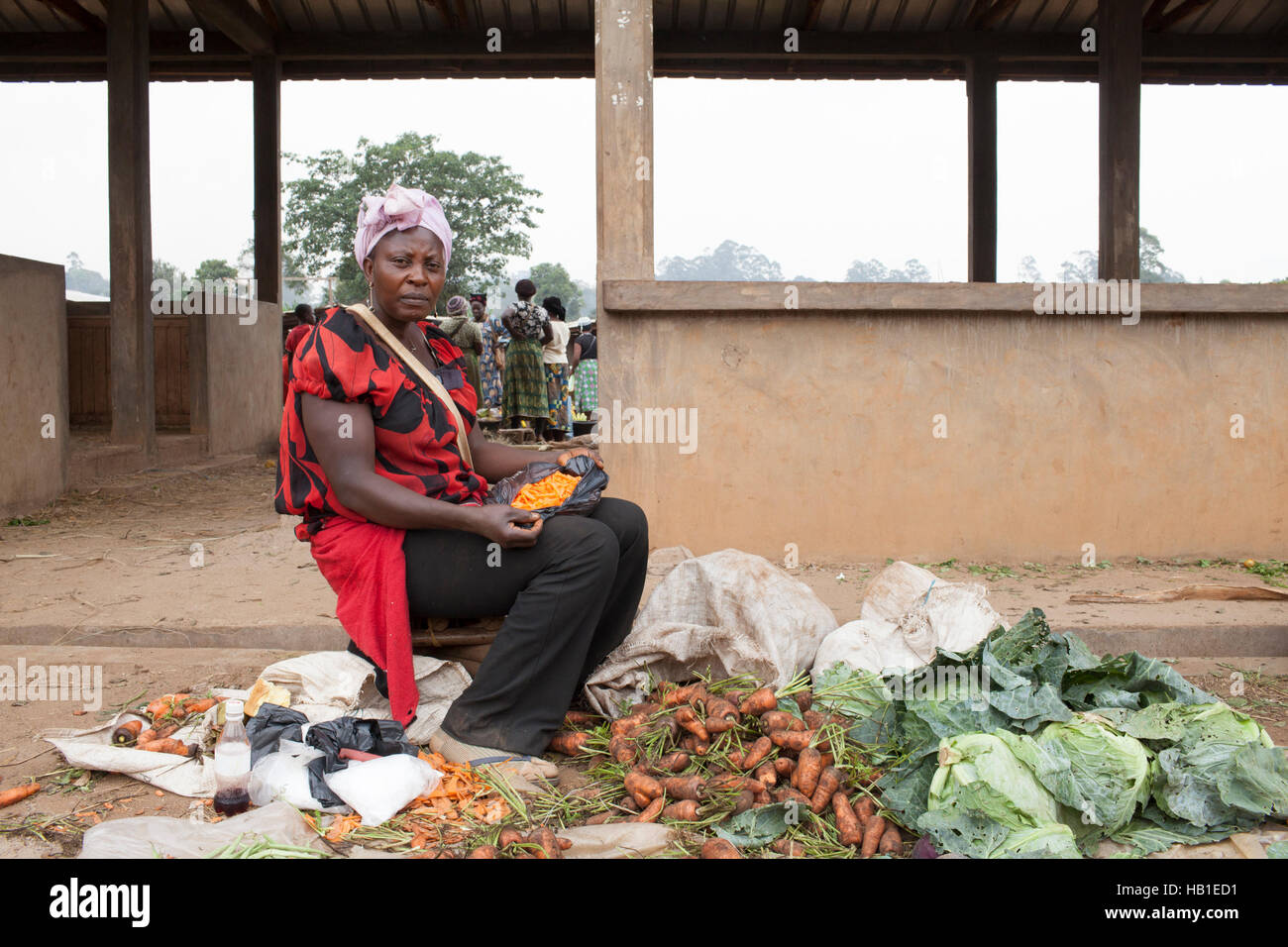 Bambili Food Market Cameroon West Africa Stock Photo - Alamy
