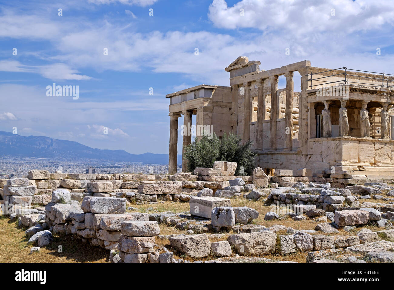 Temple of erechtheion hi-res stock photography and images - Alamy