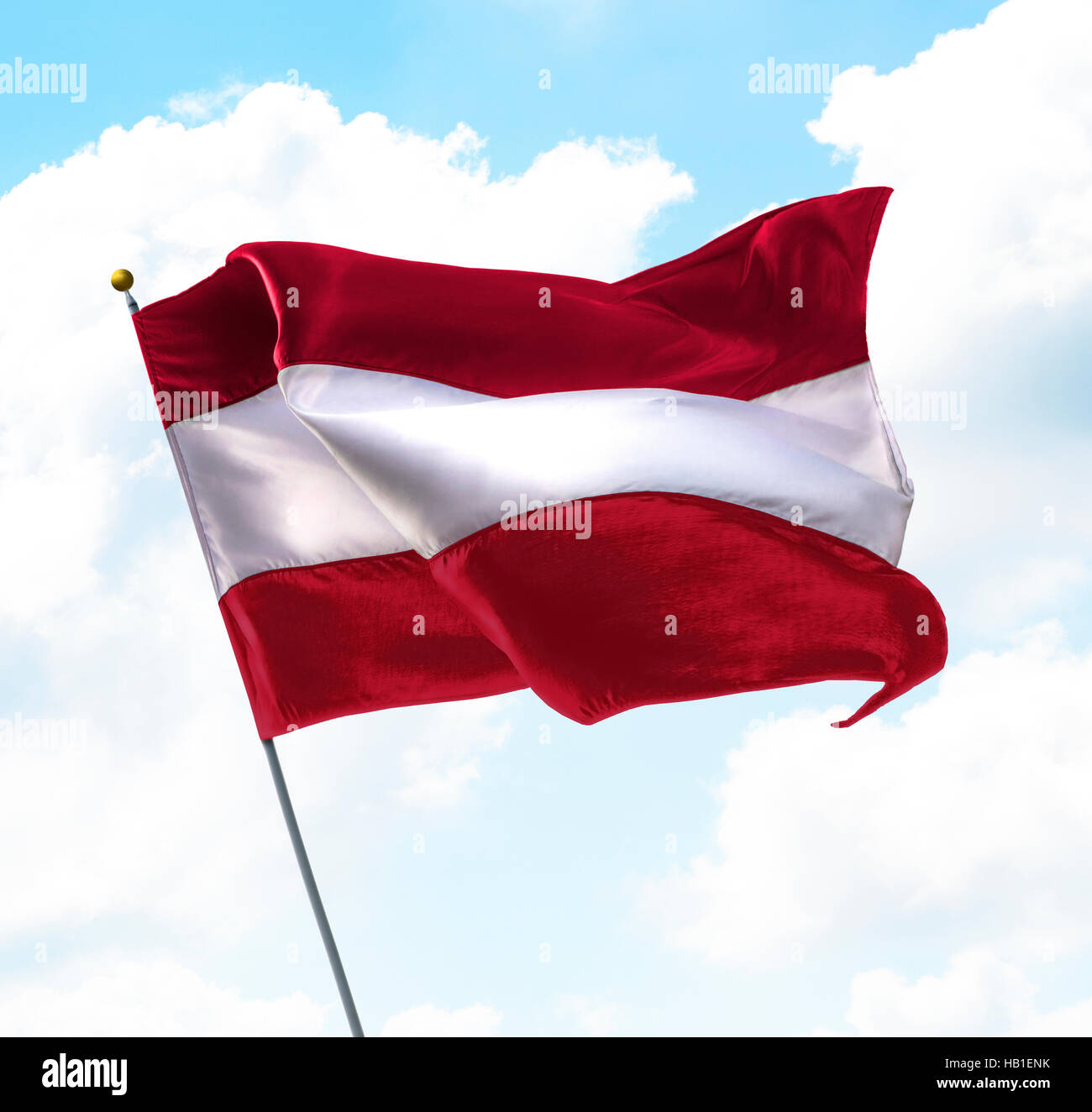 National flag of the republic of latvia hi-res stock photography and images - Alamy