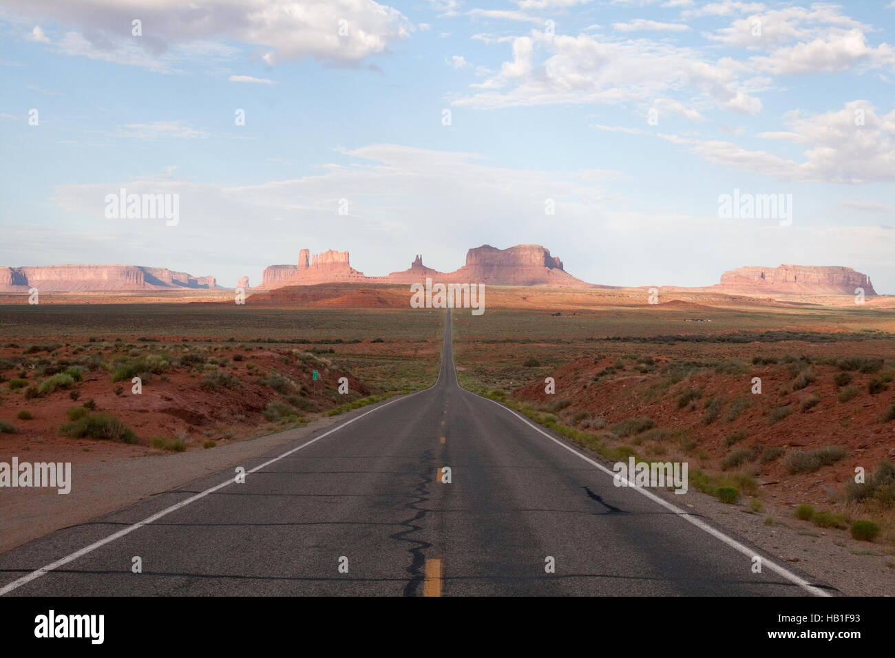 Road to monument valley Stock Photo - Alamy