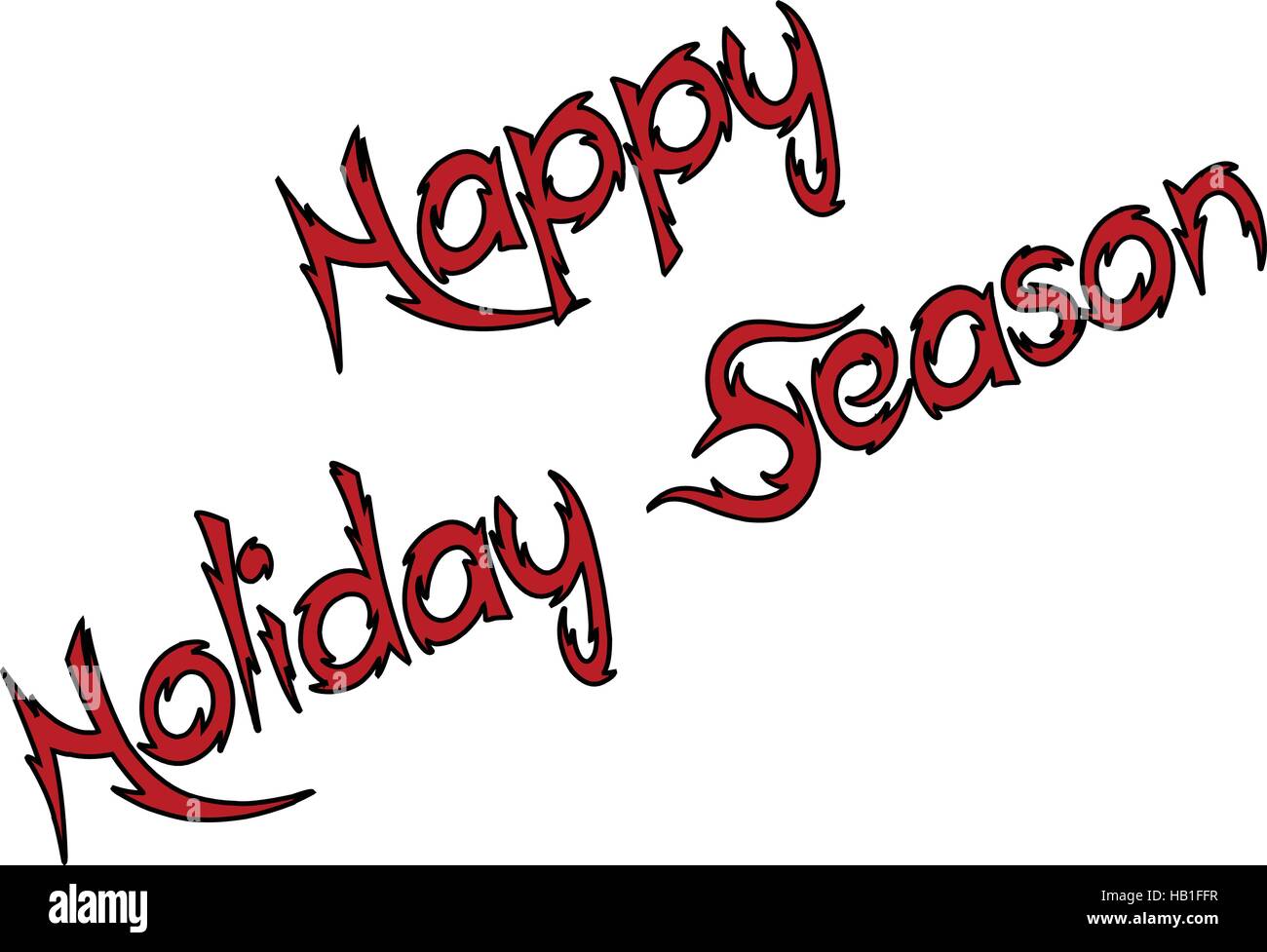 Happy Holiday Season Collage Stock Vector Image & Art - Alamy