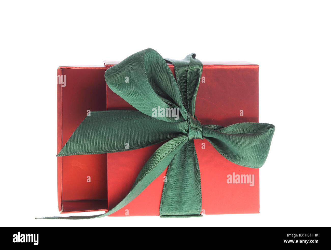 Nice present box isolated on white background Stock Photo - Alamy