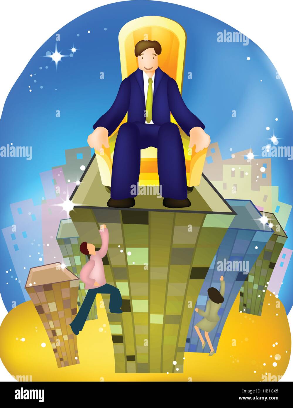 Business Illustration Painting Stock Vector Image & Art - Alamy
