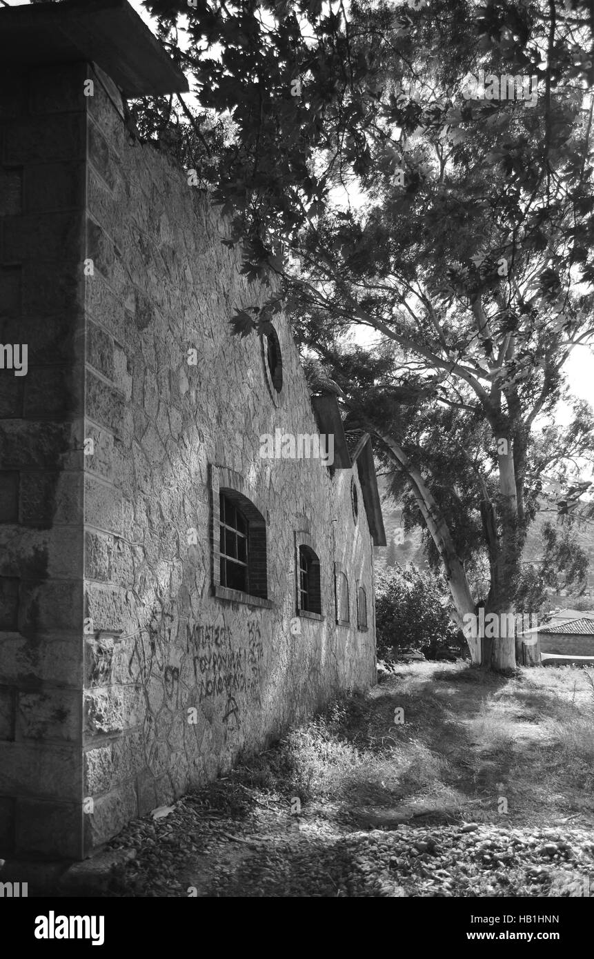 Urban exploration at abandoned train station Stock Photo - Alamy