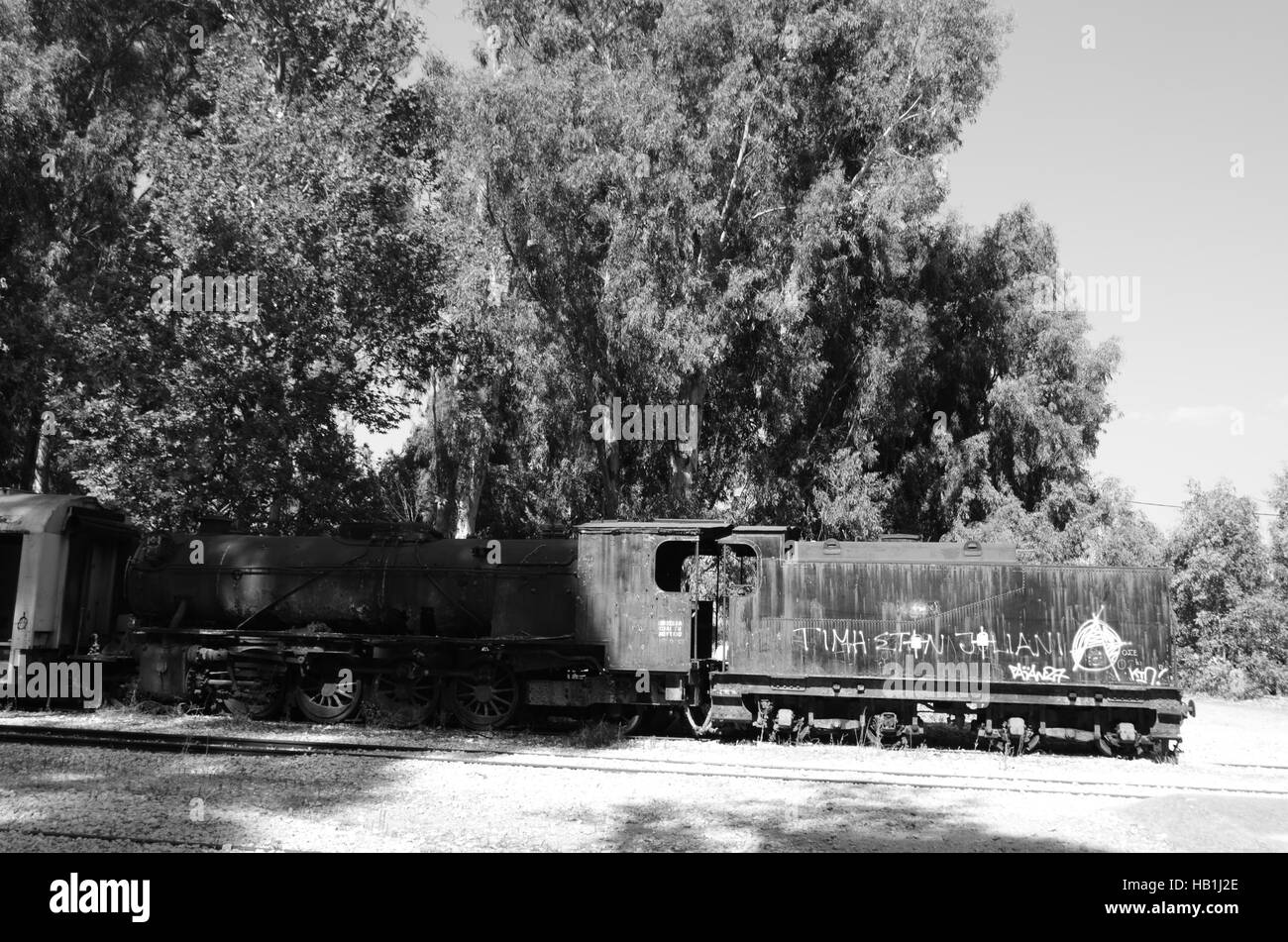 Urban exploration at abandoned train station Stock Photo - Alamy