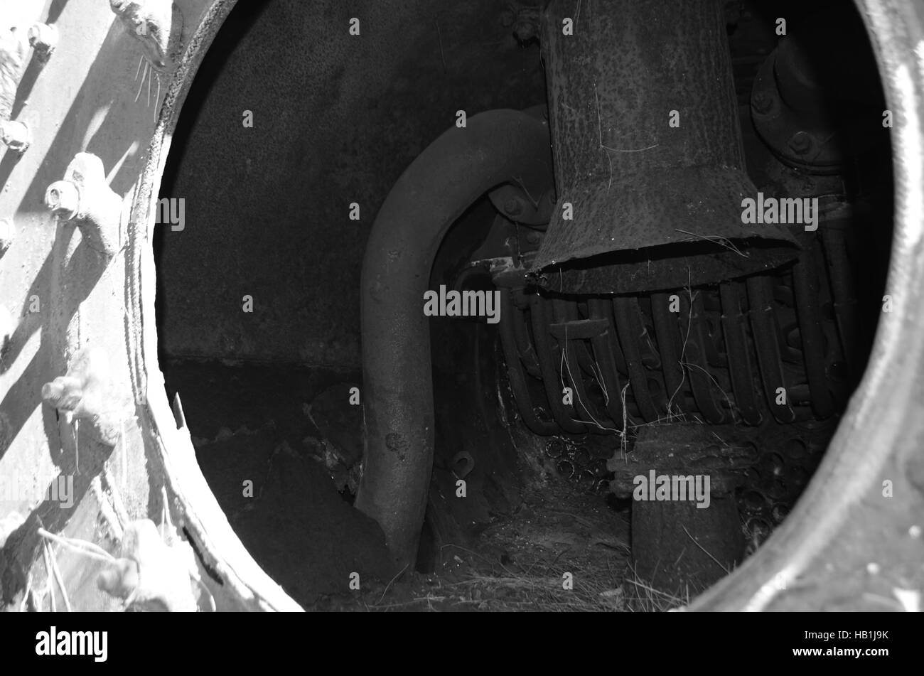 Urban exploration at abandoned train station Stock Photo - Alamy
