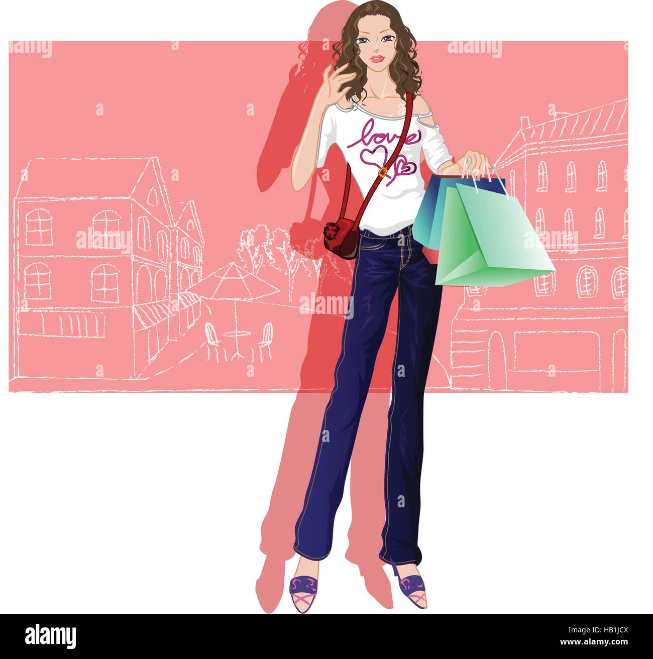 Business Illustration Painting Stock Vector Image & Art - Alamy