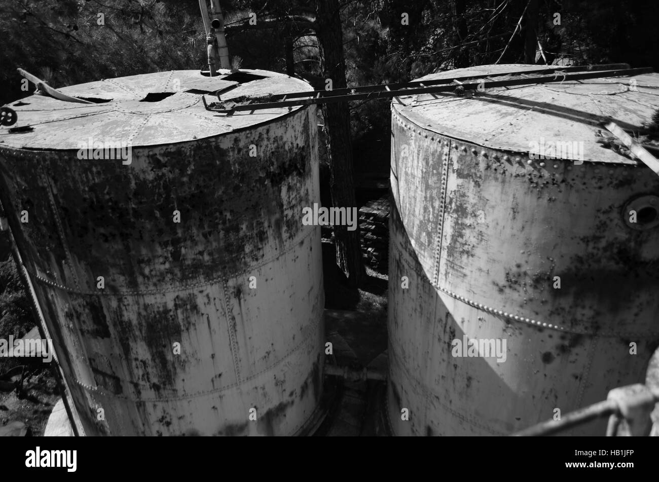 Urban exploration at abandoned train station Stock Photo - Alamy