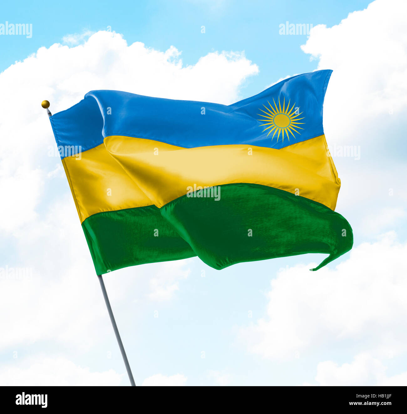 Flag of rwanda hi-res stock photography and images - Alamy