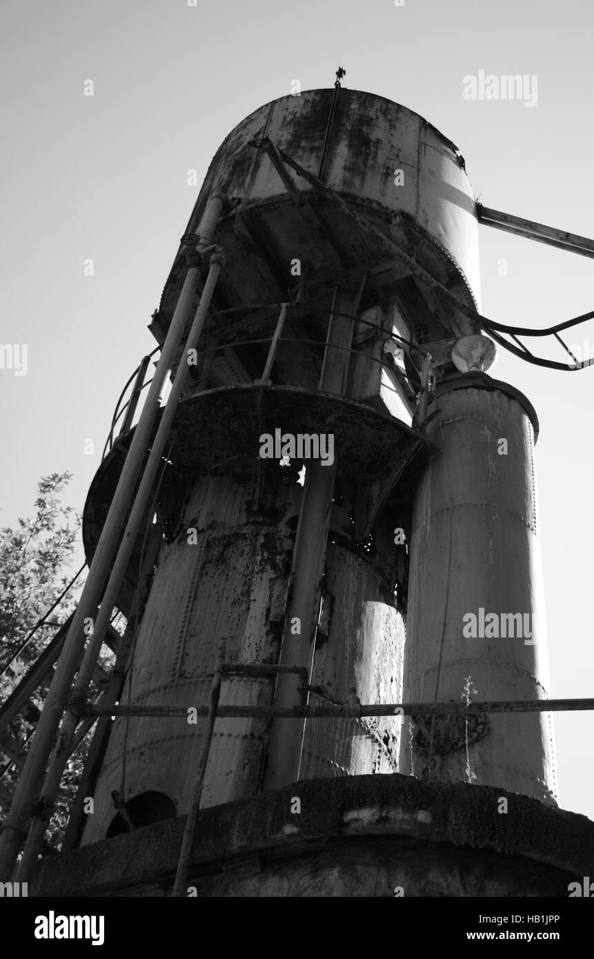 Urban exploration at abandoned train station Stock Photo - Alamy