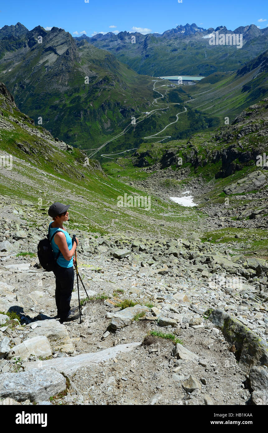 Hiking alps europe hi-res stock photography and images - Alamy