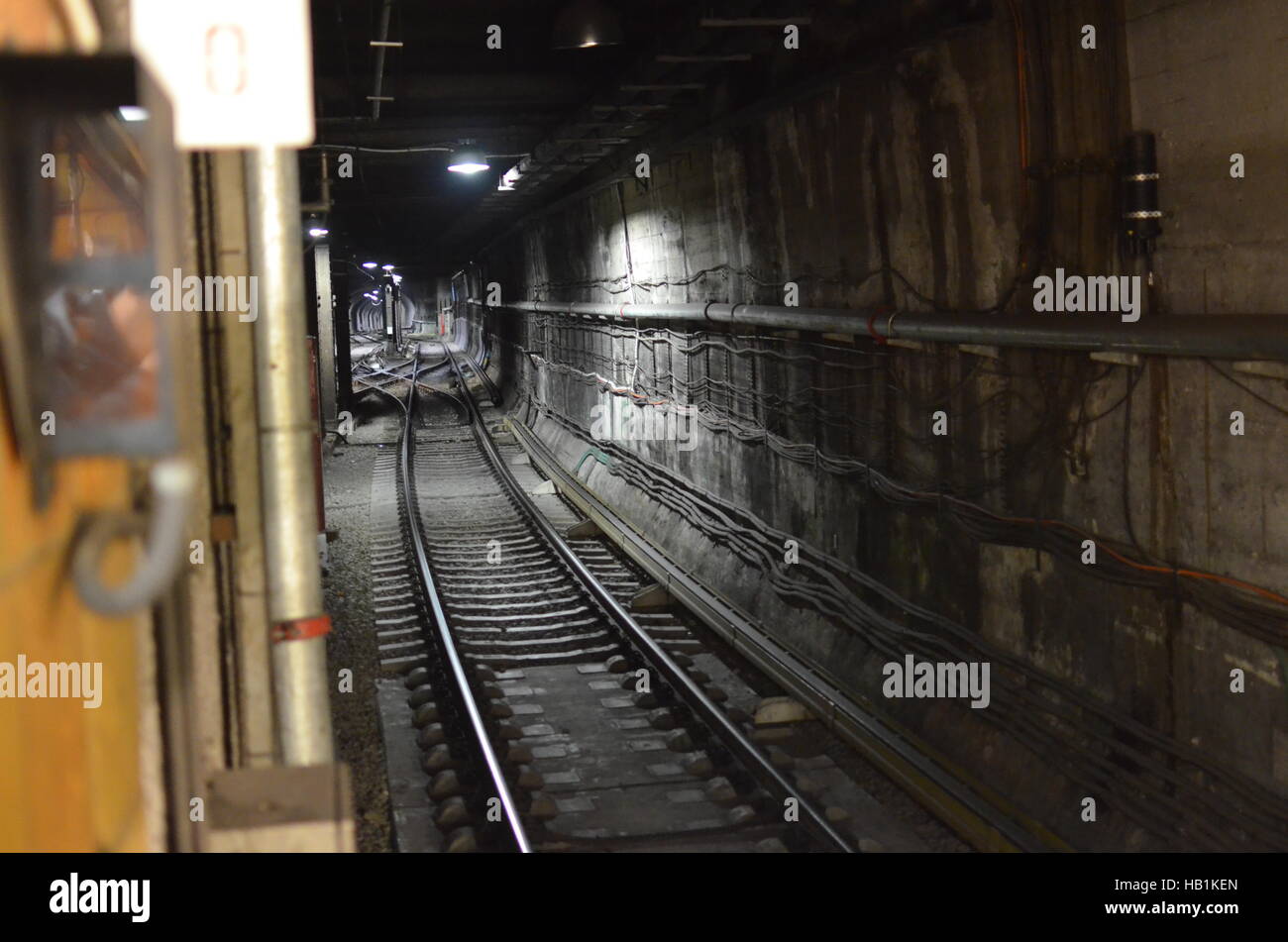 Urban exploration at abandoned train station Stock Photo - Alamy