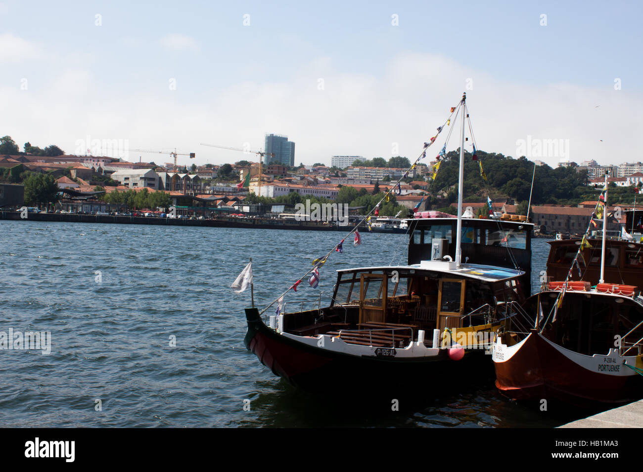Boats in Portugal Stock Photo - Alamy