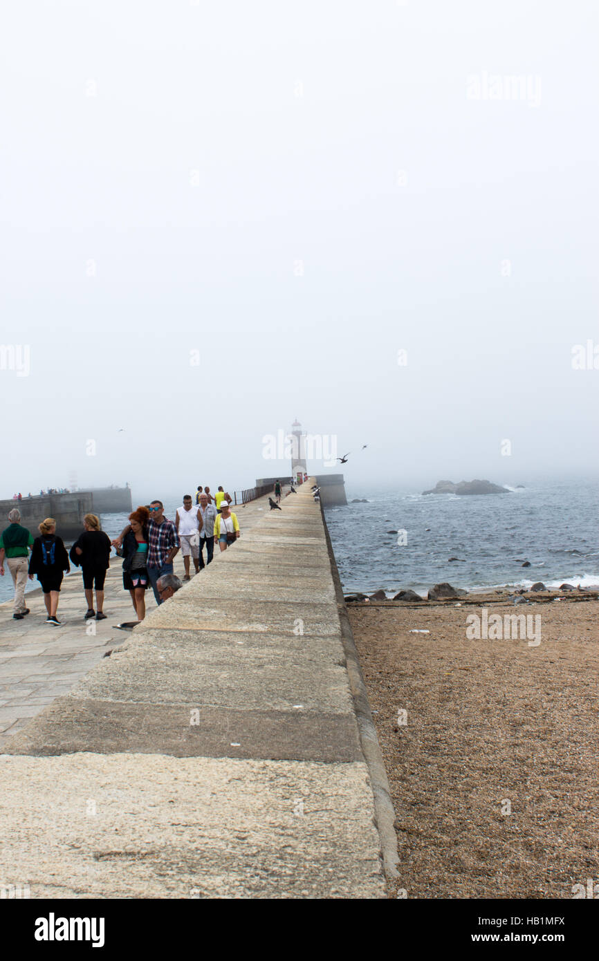 Lighthouse on the beach Stock Photo - Alamy