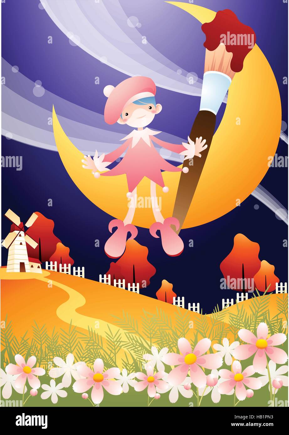 Illustration and Painting Paintings Stock Vector Image & Art - Alamy