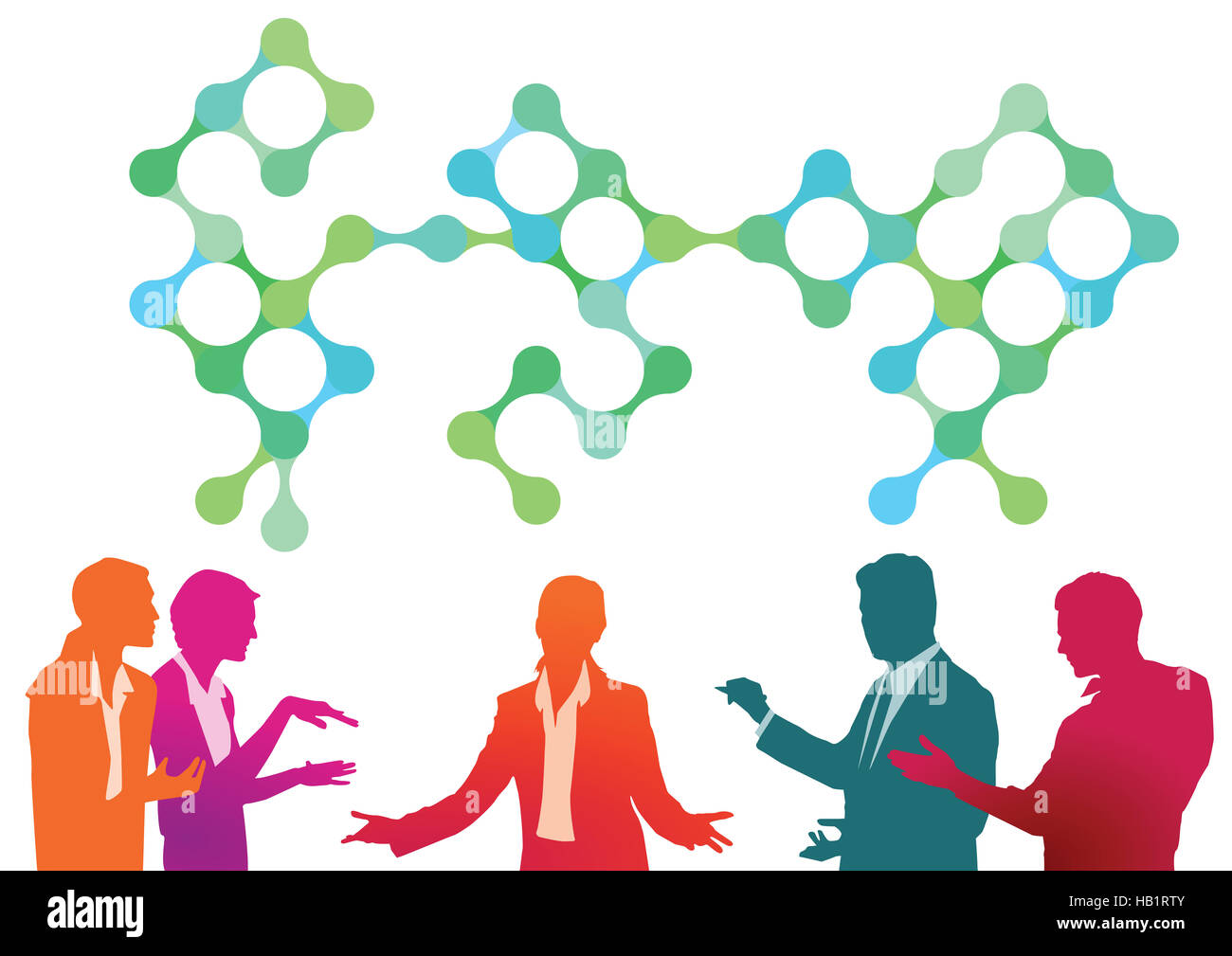 Meeting and communication in the Office Stock Photo - Alamy