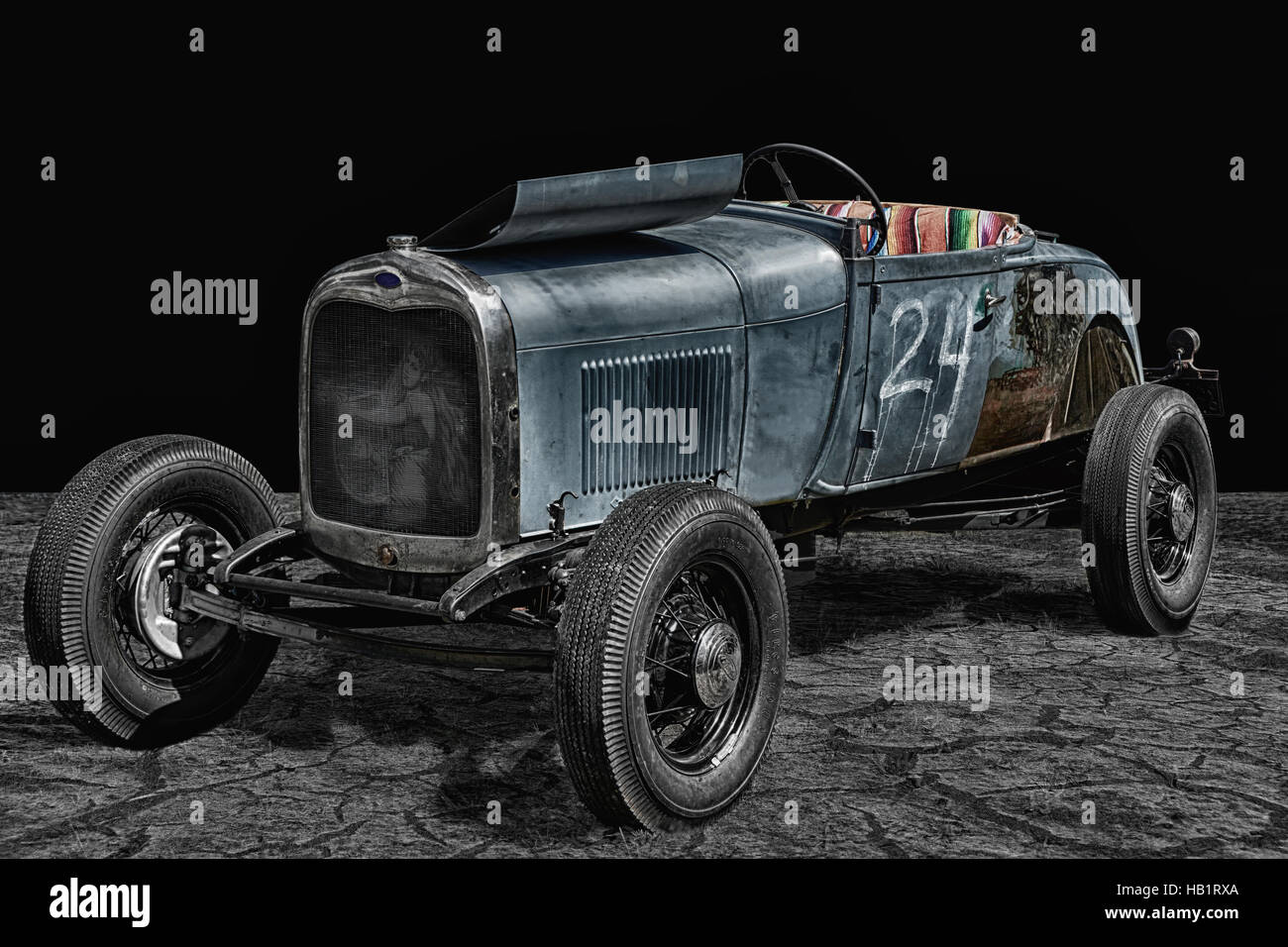 Old Hot Rod Stock Photo - Alamy