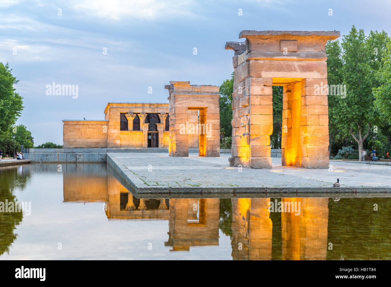 Temple de debod Madrid Stock Photo - Alamy