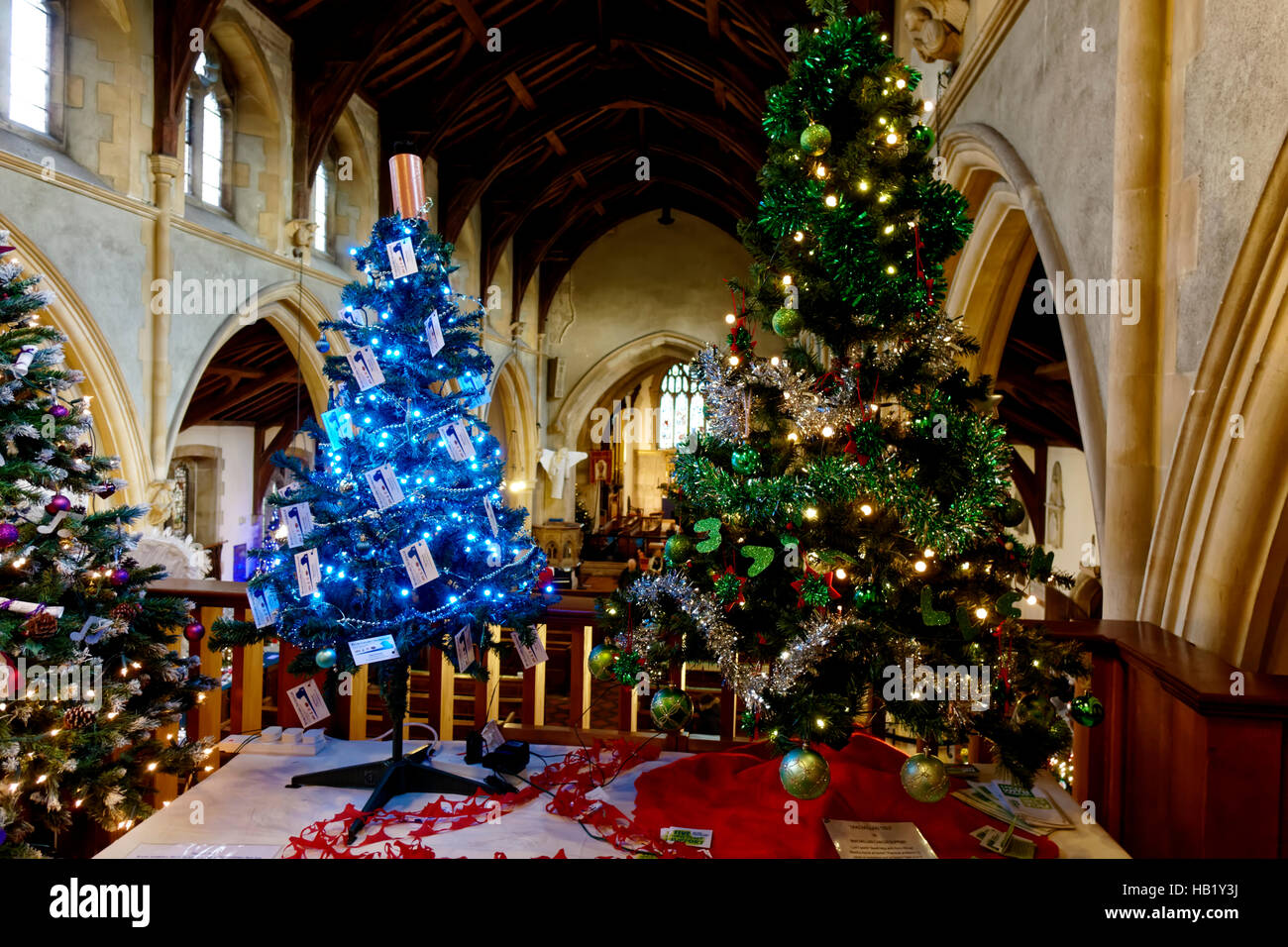 Minster Church, Warminster, Wiltshire, UK. 3rd December 2016. The ...