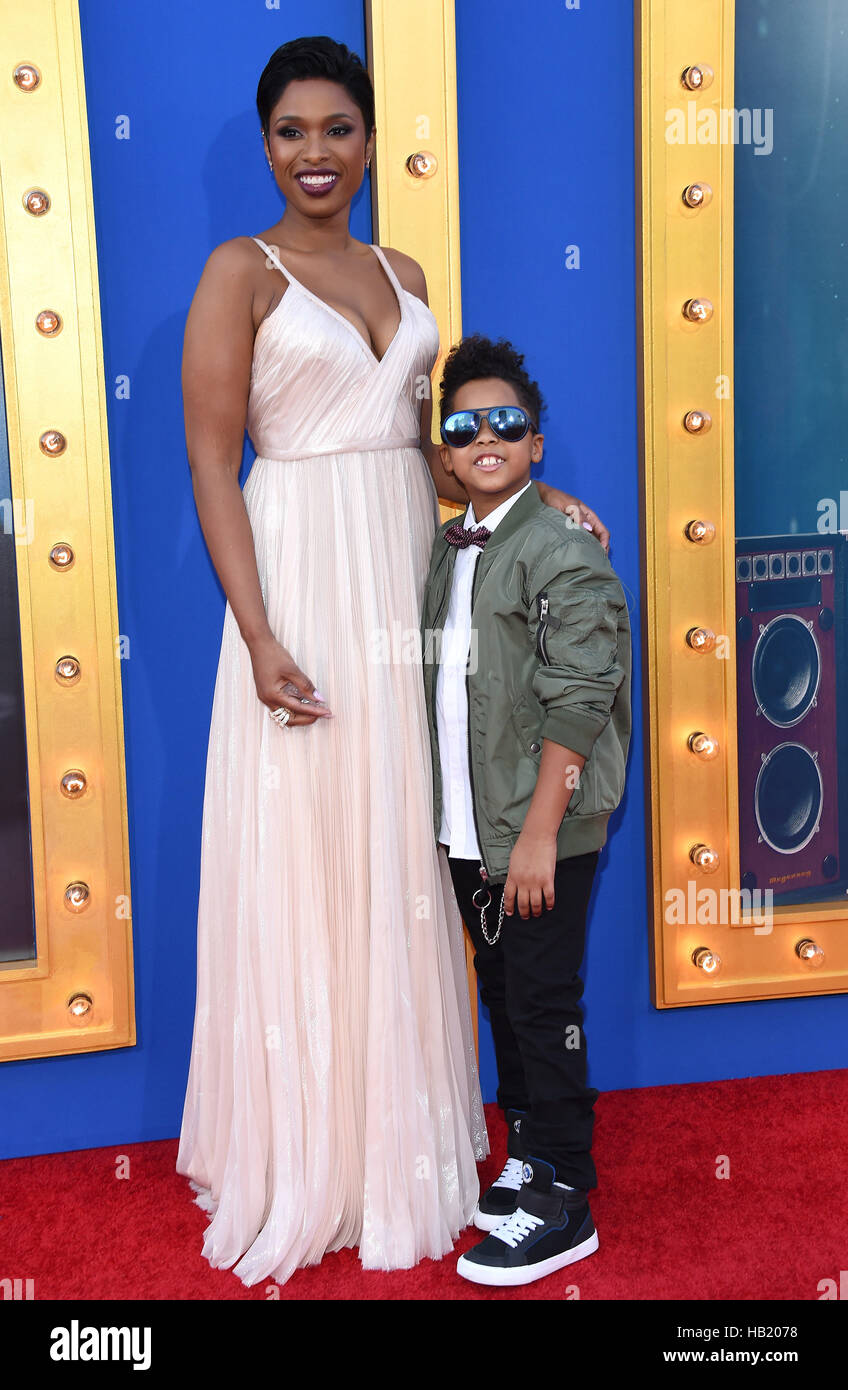 Los Angeles, California, USA. 3rd Dec, 2016. Jennifer Hudson and David ...