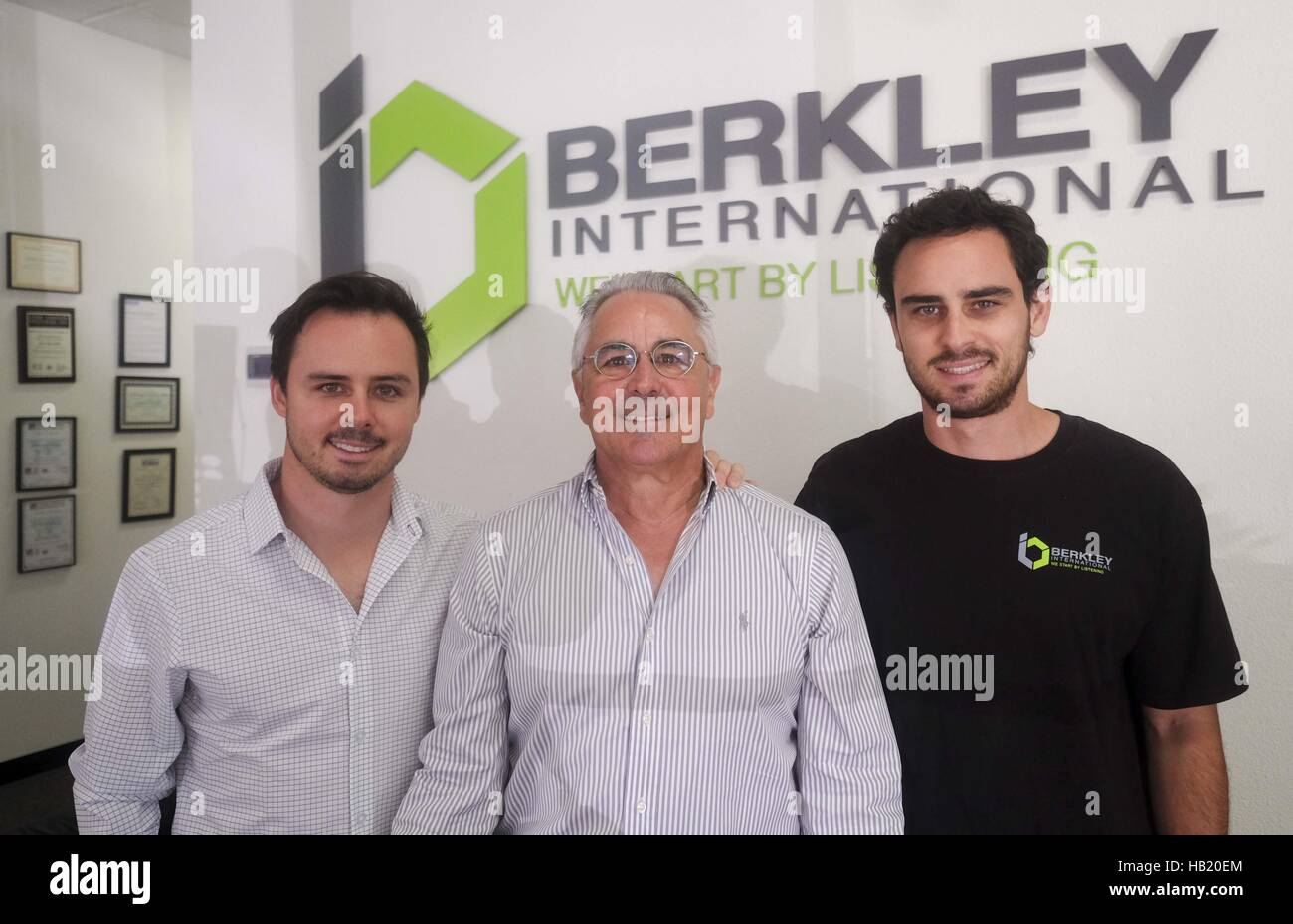 Los Angeles, California, USA. 1st Nov, 2016. Left to right Eric Berkley ...