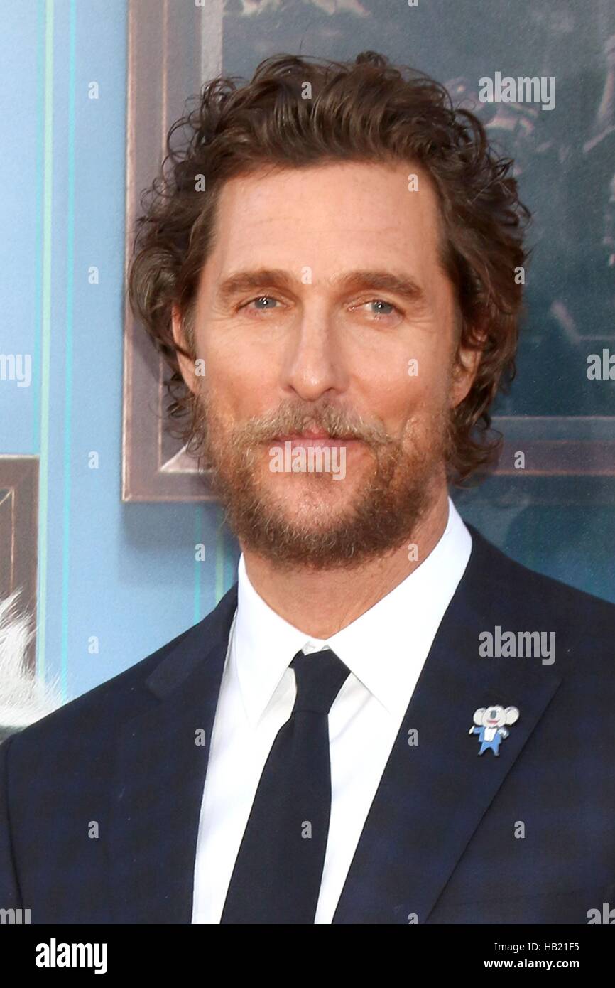 Los Angeles, CA, USA. 3rd Dec, 2016. Matthew McConaughey at arrivals ...