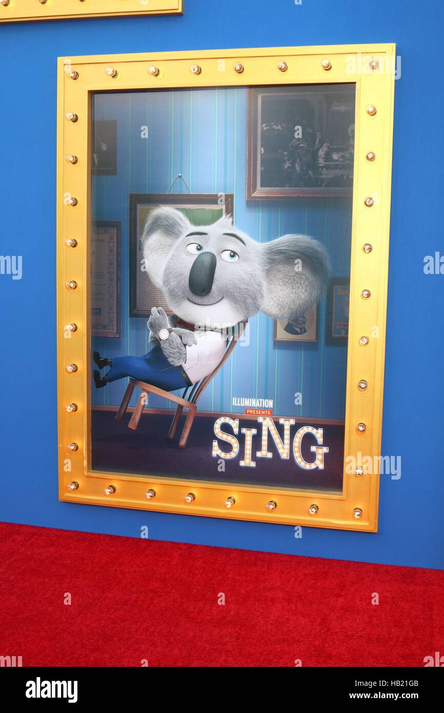 Sing 2016 Poster High Resolution Stock Photography and Images - Alamy